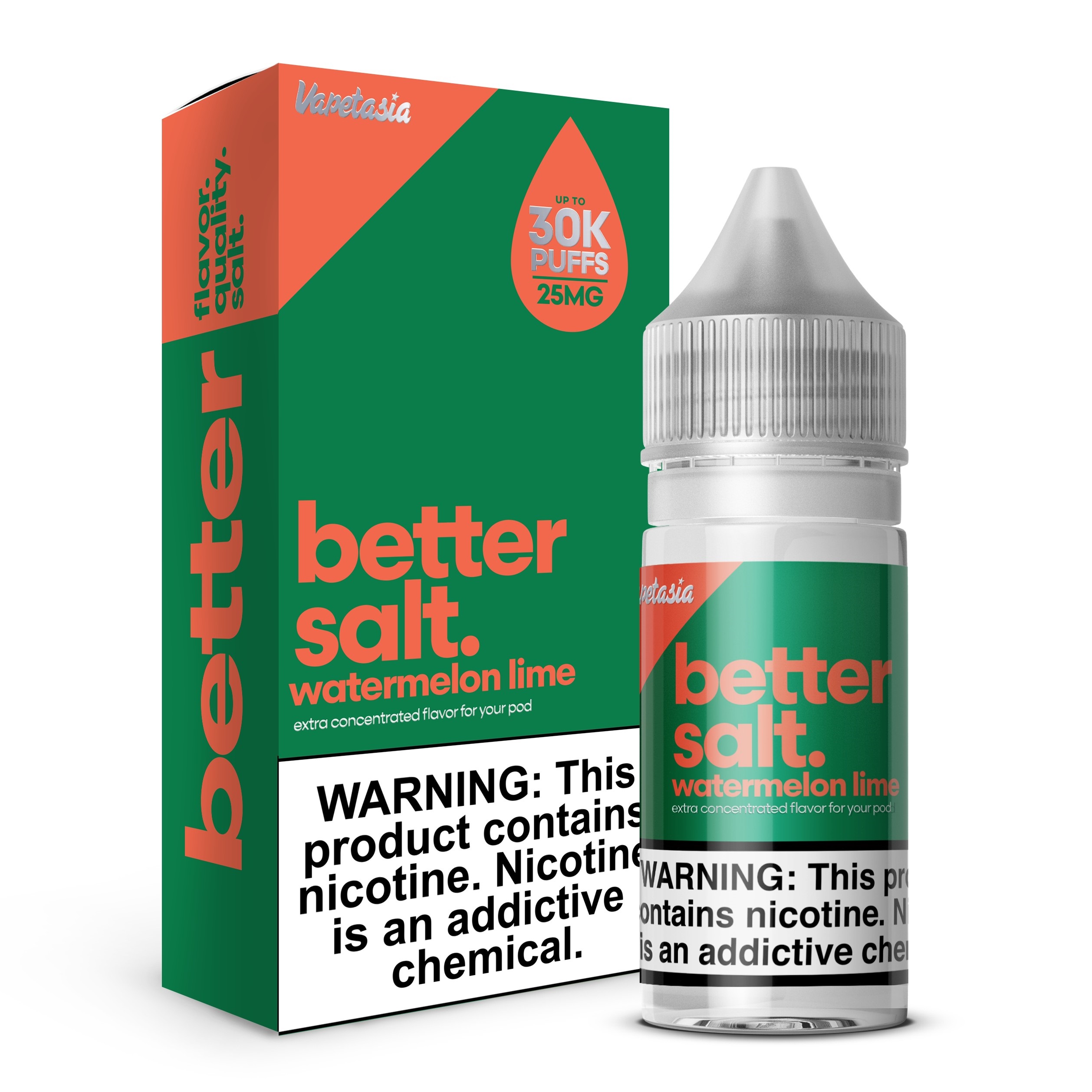 Better Salt by Vapetasia - Watermelon Lime 30mL, vapetasia better salt