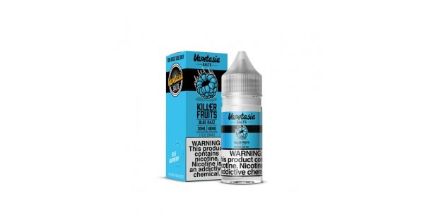 Vapetasia Salts - Blue Razz 30mL, vapetasia killer fruits salts