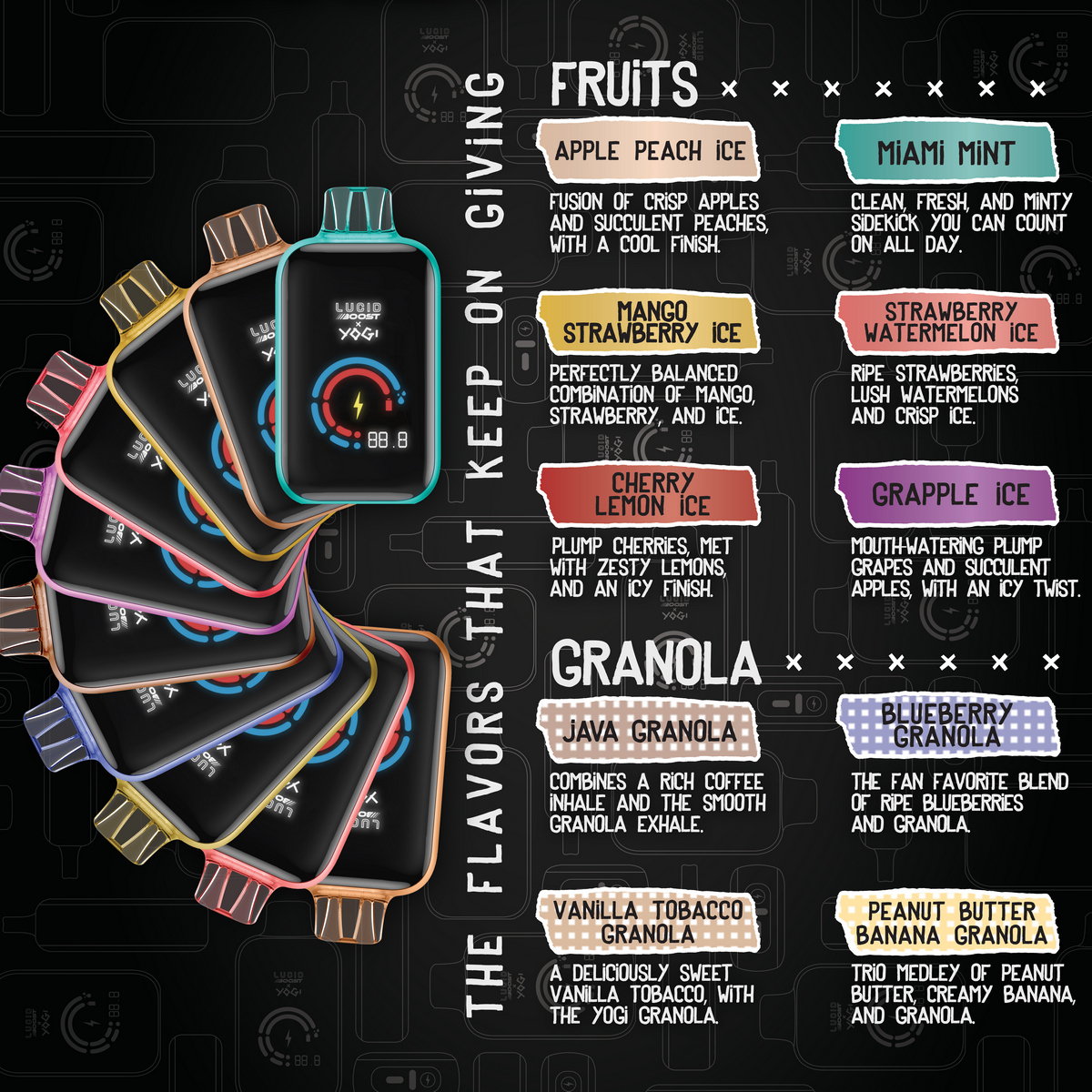 Lucid Boost x Yogi Disposable 5%