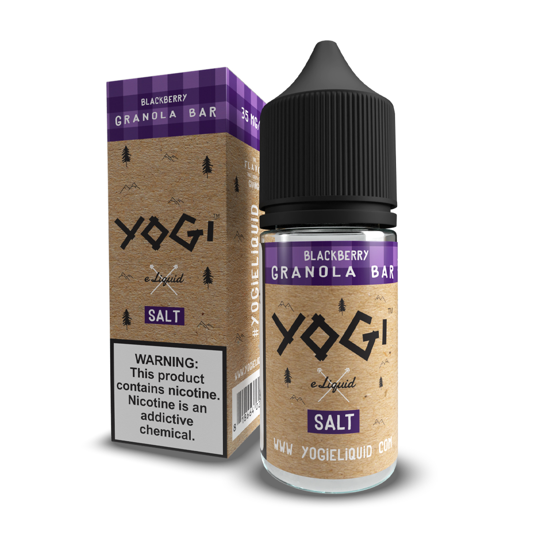 Yogi Salt - Blackberry Granola Bar 30mL, yogi salt nic
