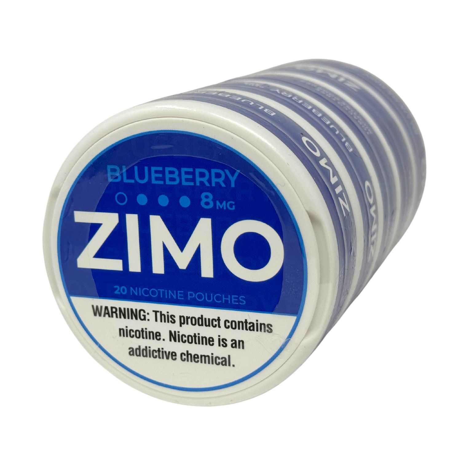 ZIMO Pouches 5pk - Blueberry, nicotine pouch, nic pouch