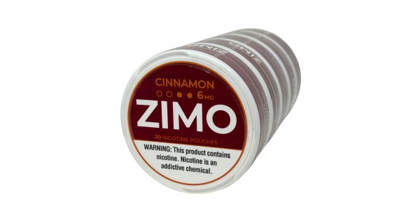 ZIMO Pouches 5pk - Cinnamon, nicotine pouch, nic pouch