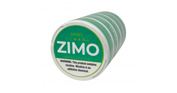 ZIMO Pouches 5pk - Mint, nicotine pouch, nic pouch