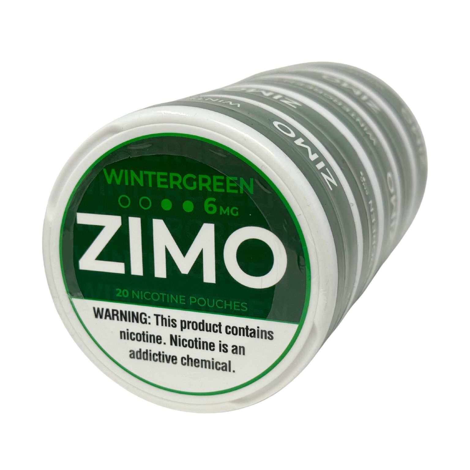 ZIMO Pouches 5pk - Wintergreen, nicotine pouch, nic pouch