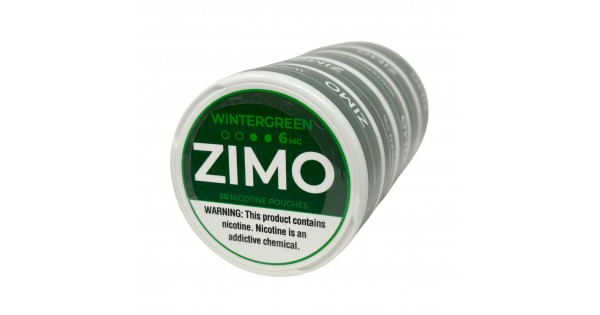 Zimo Pouches 5pk Wintergreen Nicotine Pouch Nic Pouch