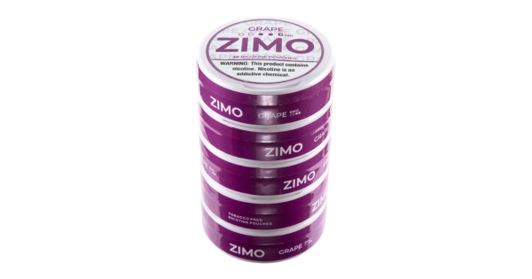 ZIMO Pouches 5pk - Grape, nicotine pouch, nic pouch