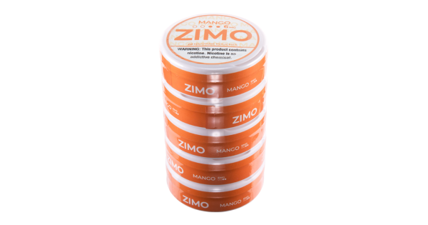 ZIMO Pouches 5pk - Mango, nicotine pouch, nic pouch