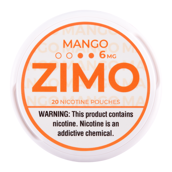 ZIMO Pouches 5pk - Mango, nicotine pouch, nic pouch