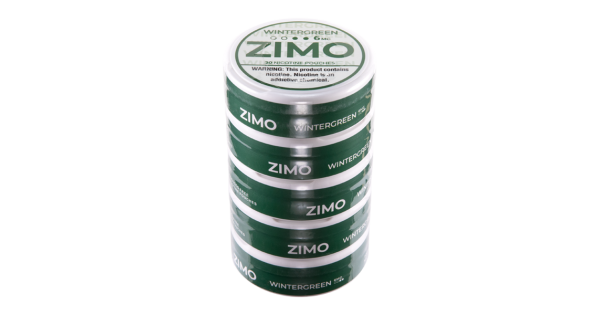ZIMO Pouches 5pk - Wintergreen, nicotine pouch, nic pouch