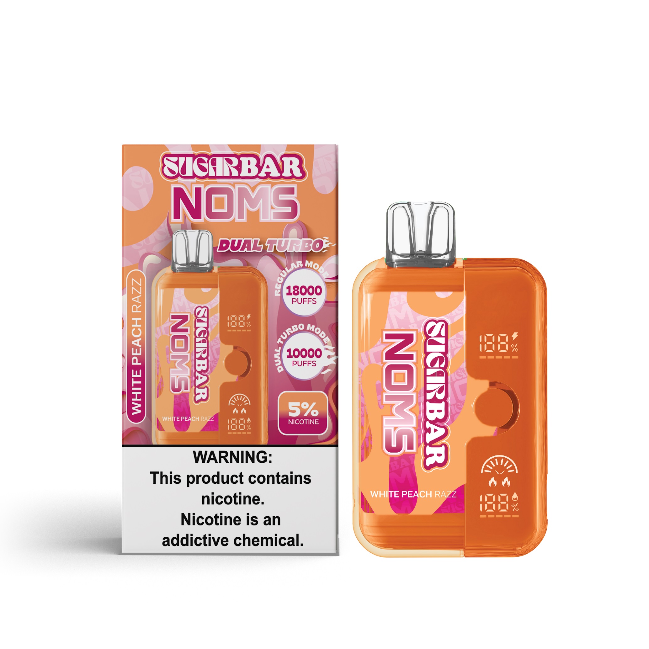 Sugar Bar x NOMS Dual Turbo 18K Disposable 5%,2deal