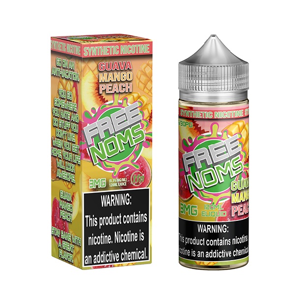 FreeNoms Synthetic - Guava Peach Mango Cream 120mL