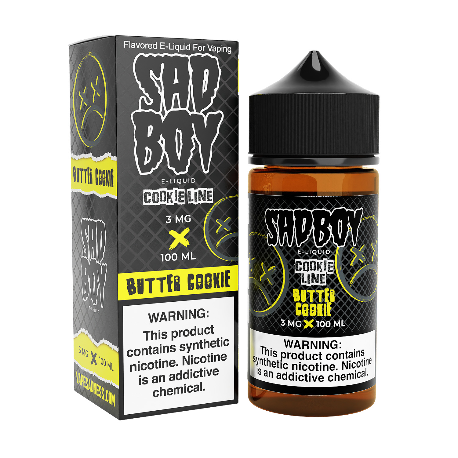 Sadboy Synthetic - Butter Cookie 100mL, sadboy cookie line
