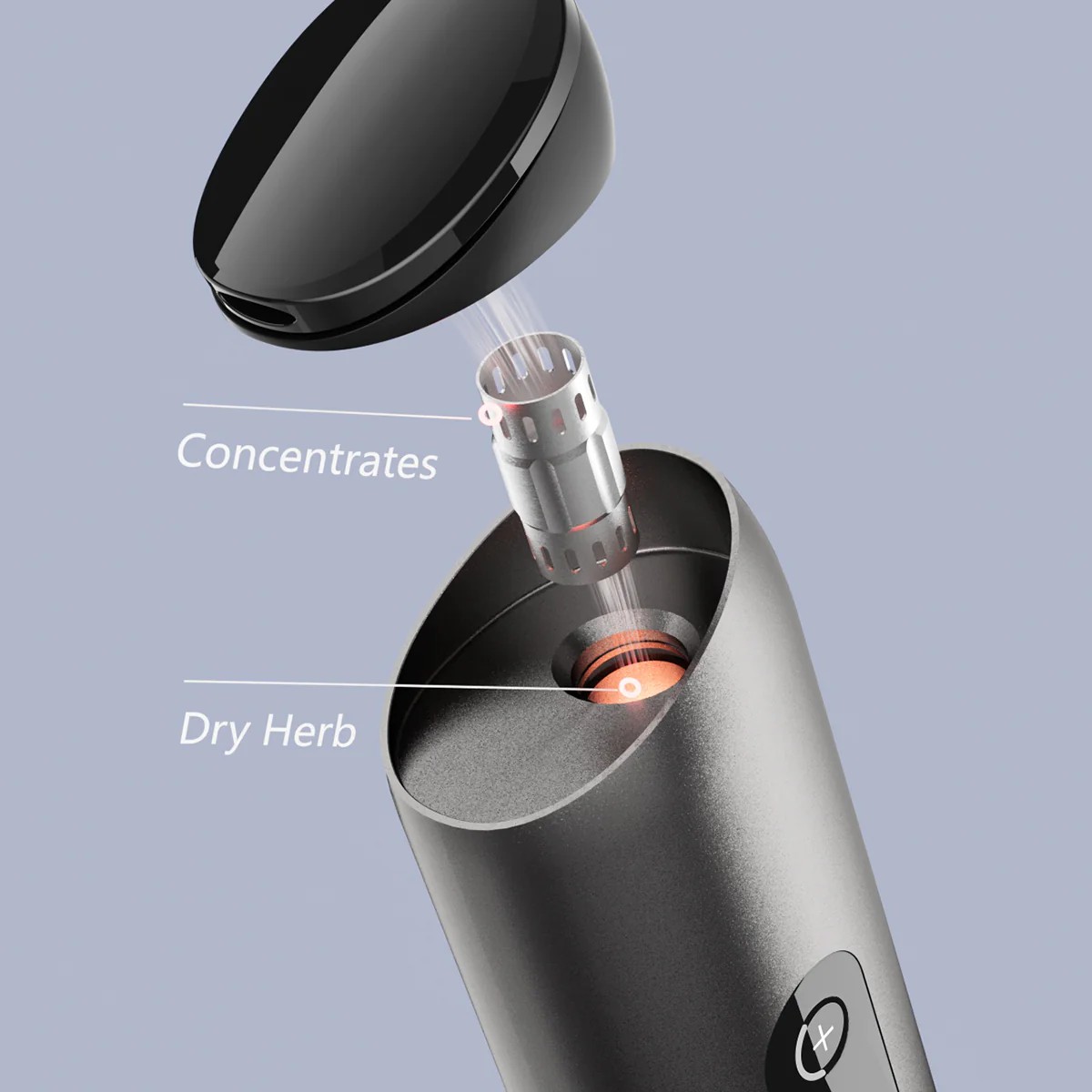 AUXO Celsius Vaporizer, thc, , dry herb, flower, wax, dab, concentrates ...