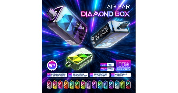 Air Bar Diamond Box Disposable 5%