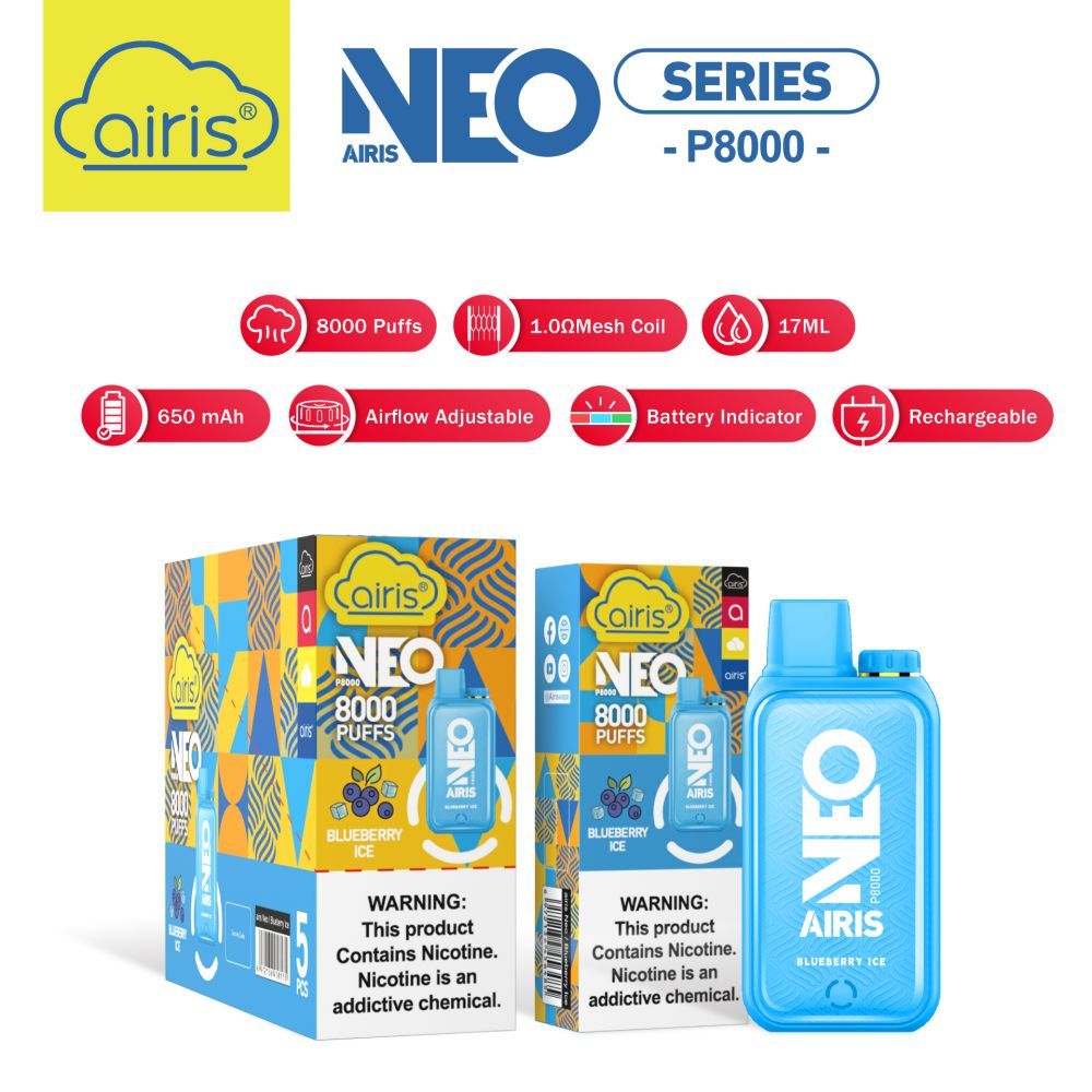 Airis NEO P8000 Disposable 5%, neo series