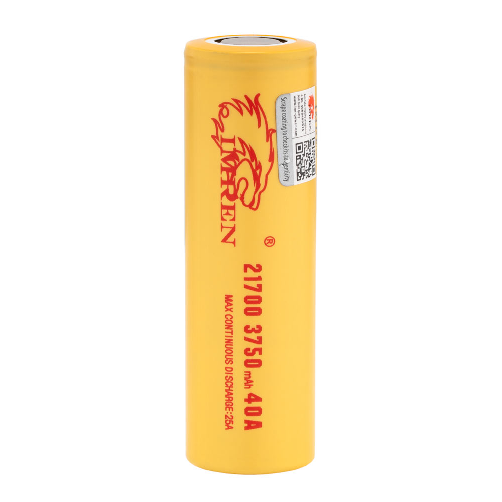 IMREN 21700 3750mAh 40A Batteries 2 Pack IMREN 21700 3750mAh 40A Batteries 2 Pack