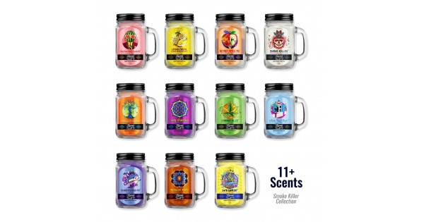 Beamer Candle Co. Large Candles - 12oz, smoke killer collection ...