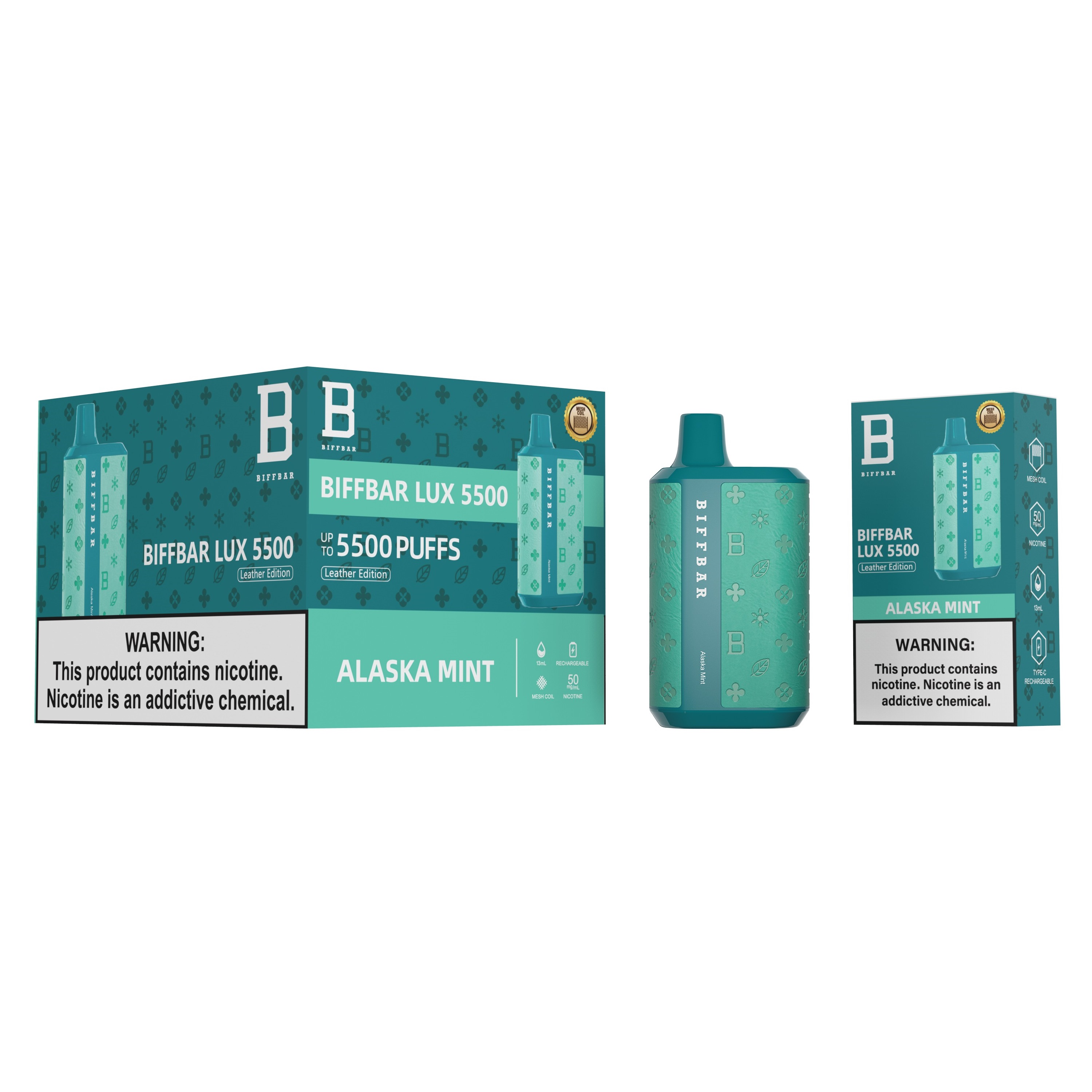 Biff Bar LUX 5500 (Leather Edition) Disposable 5%