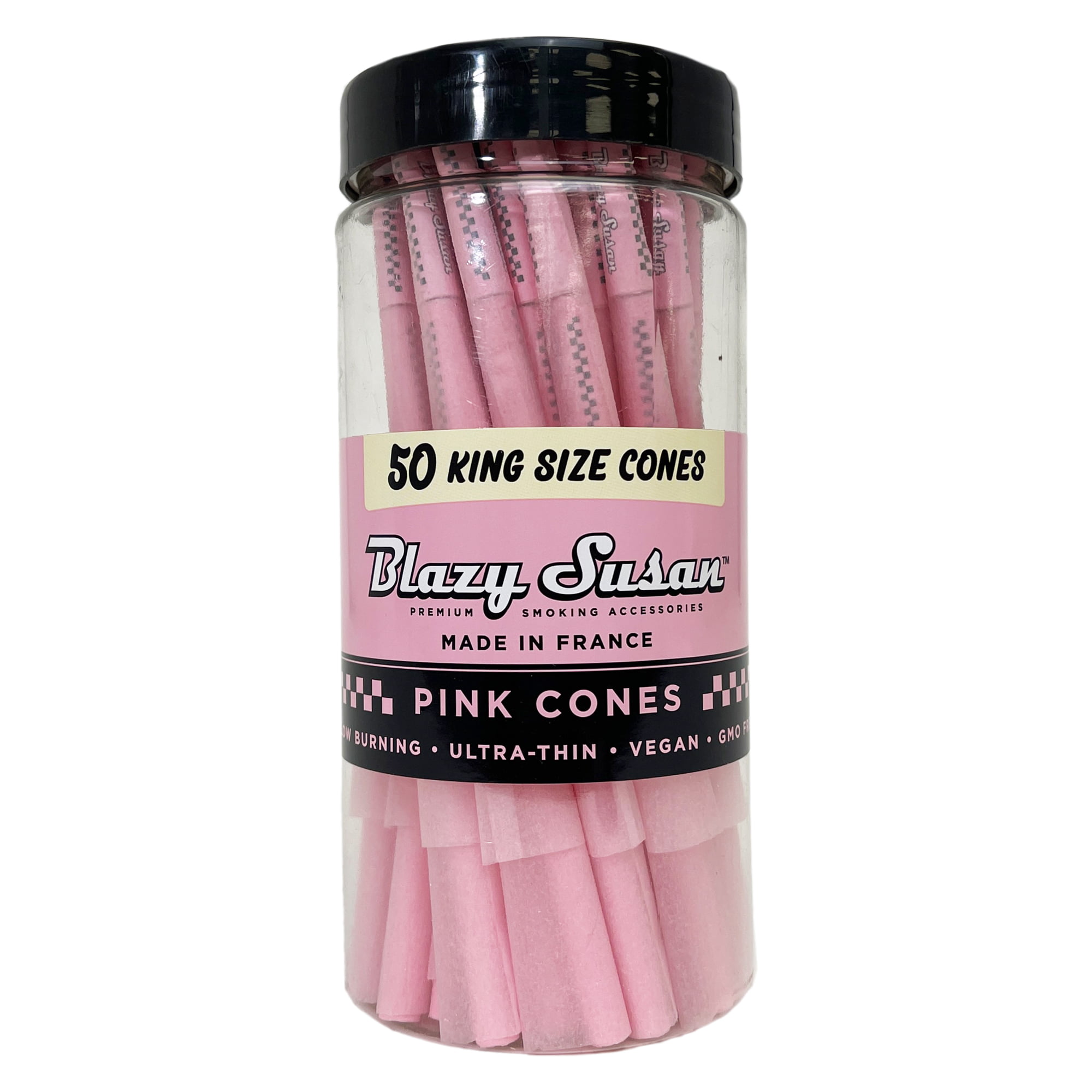 Blazy Susan King Size Pink Cones 50CT, thc, , dry herb, flower, pre ...