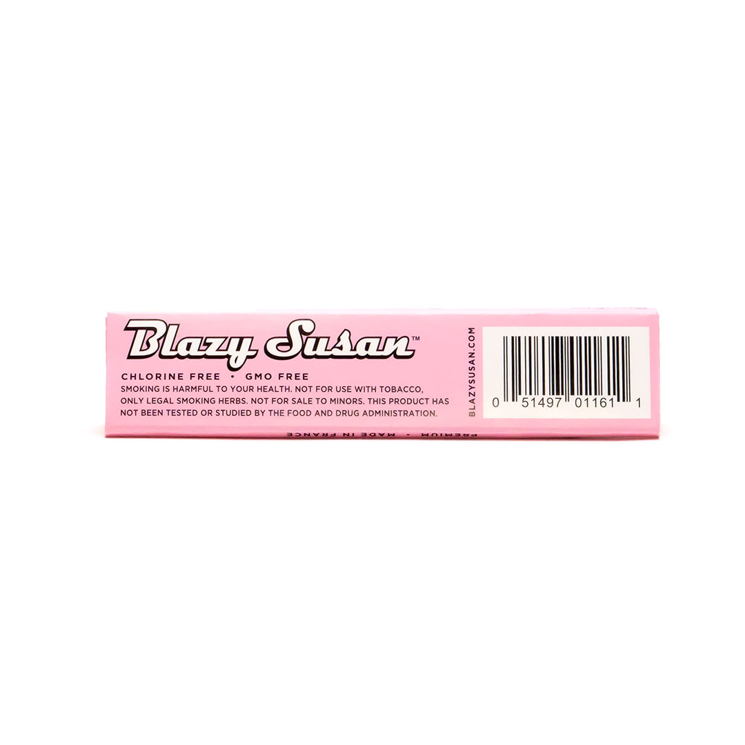 Blazy Susan King Size Slim Pink Rolling Papers 50ct, thc, dry herb ...