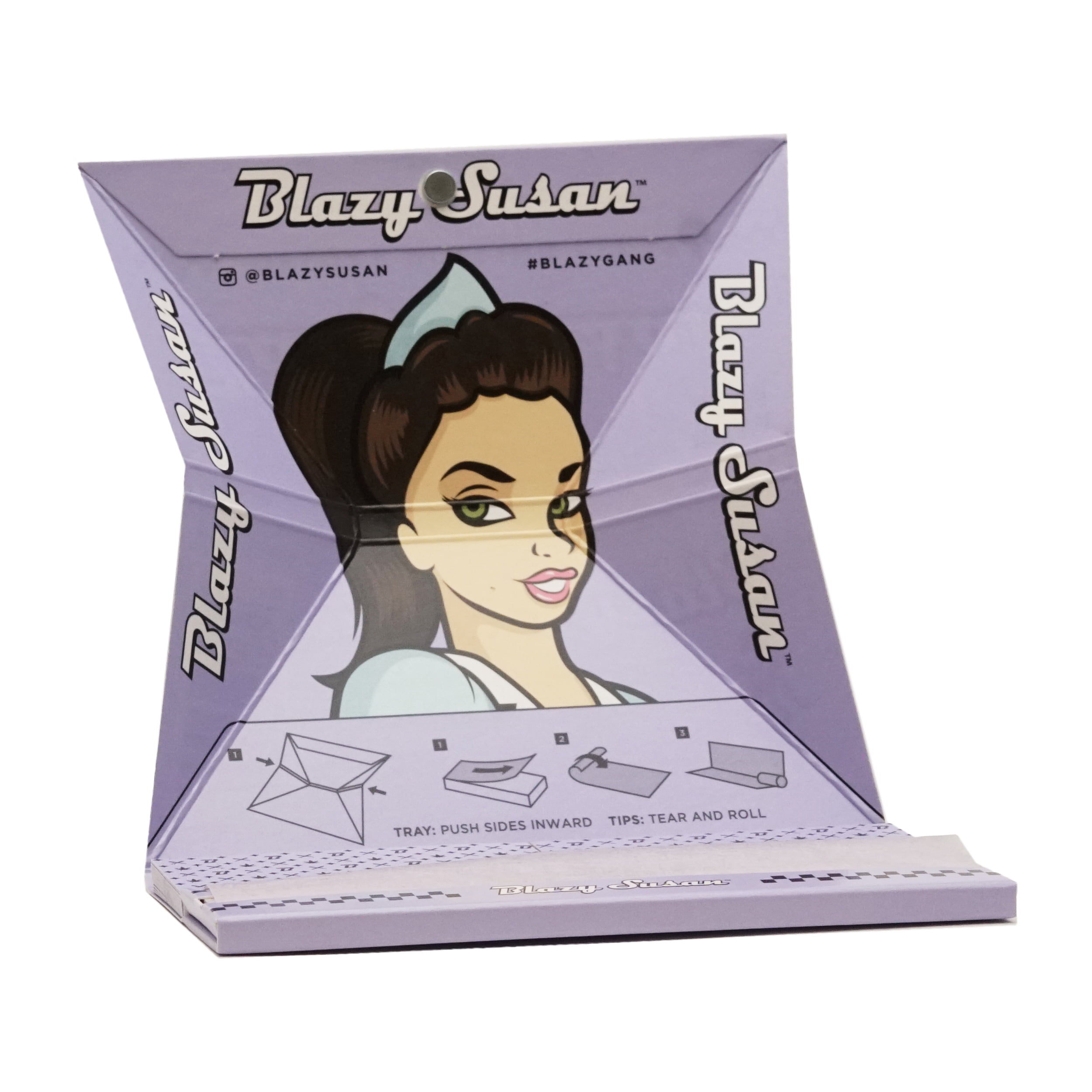 Blazy Susan King Size Deluxe Purple Rolling Kit 20ct, rolling paper ...