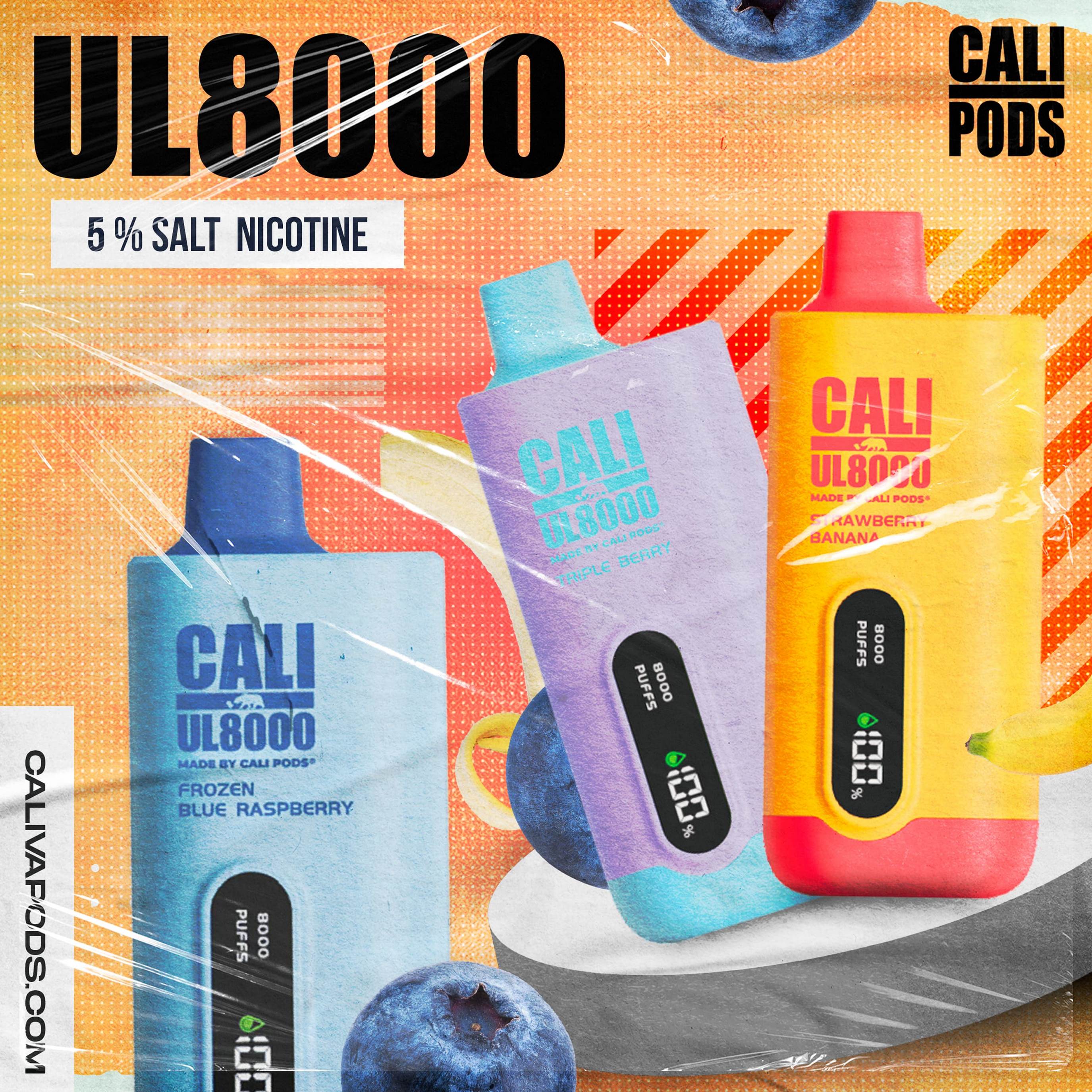 Cali UL8000 Disposable 5% by Cali Pods