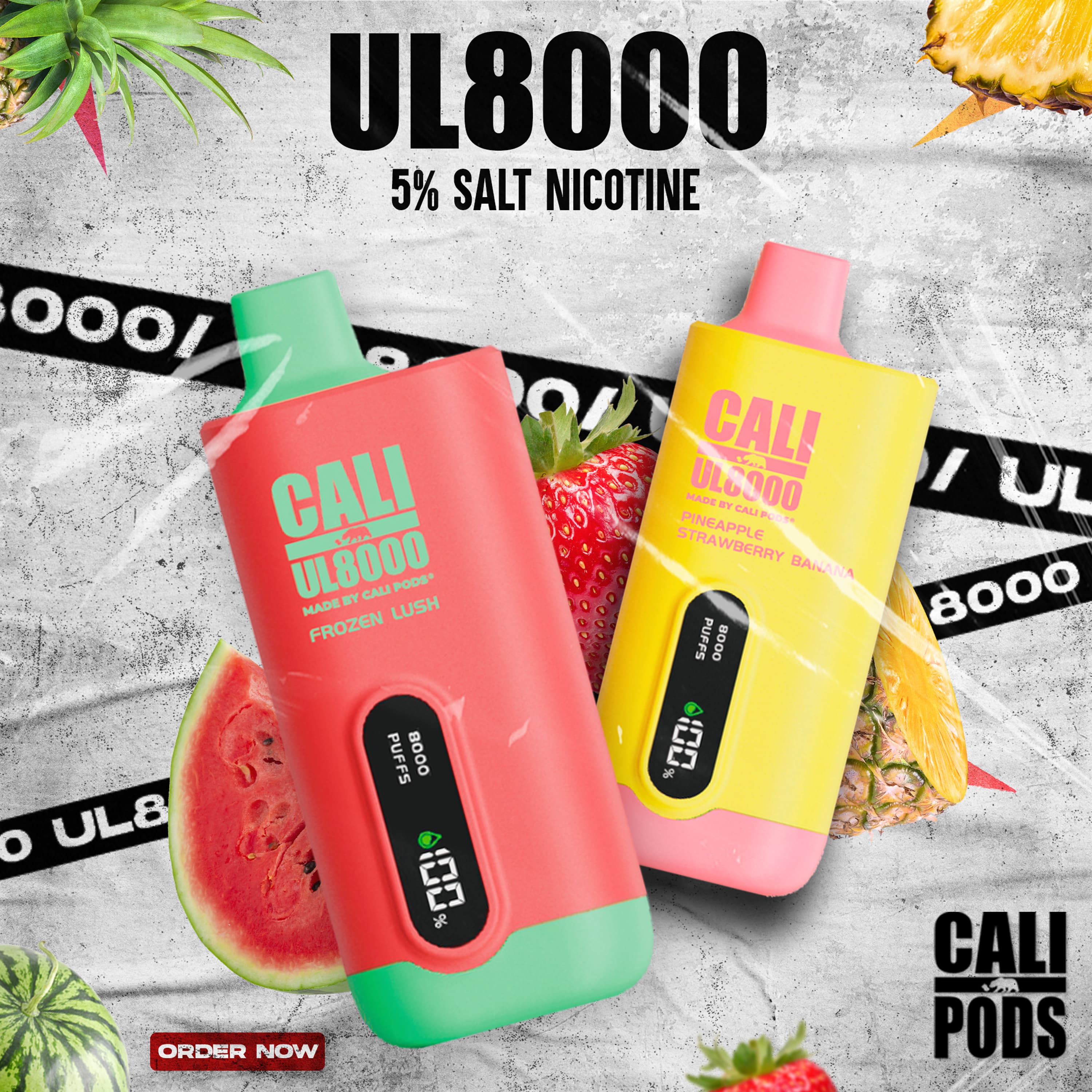 Cali UL8000 Disposable 5% by Cali Pods