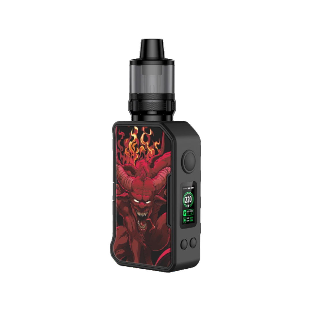 Dovpo MVP Kit, dnp coils, mvp box mod, dual 18650, dual battery