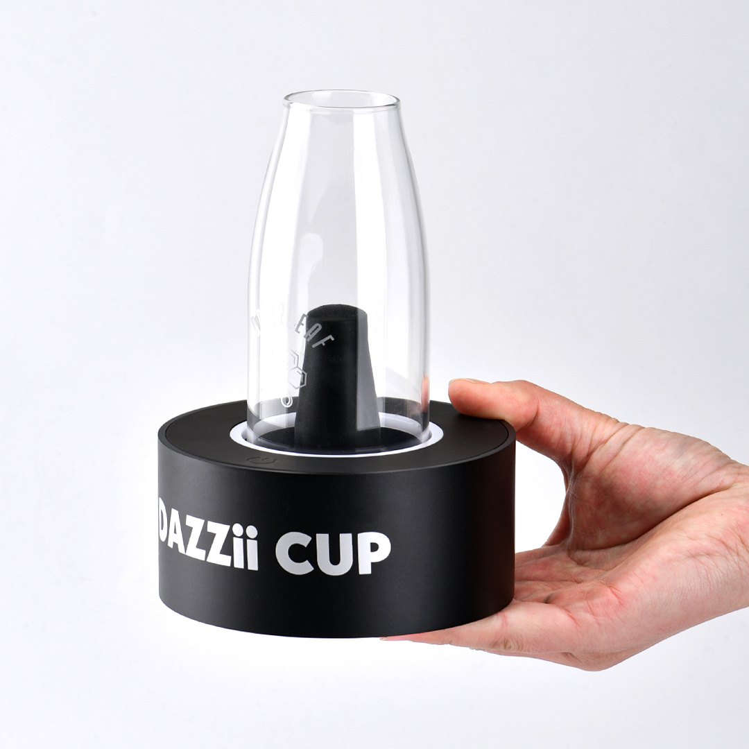 DazzLeaf DAZZii Cup Vaporizer, dazzii cup glass bubbler cup, thc, , wax ...