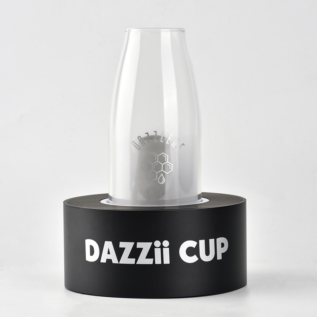 DazzLeaf DAZZii Cup Vaporizer, dazzii cup glass bubbler cup, thc, , wax ...