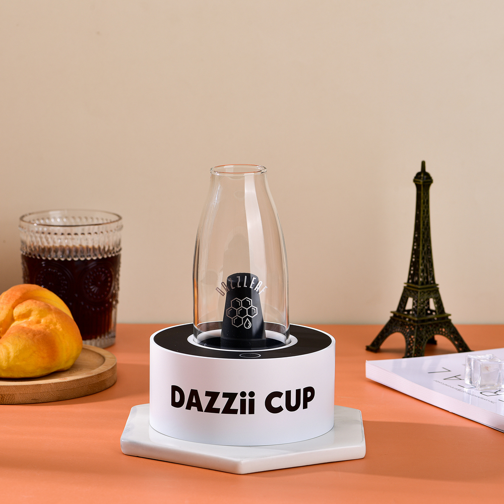 DazzLeaf DAZZii Cup Vaporizer, dazzii cup glass bubbler cup, thc, , wax ...