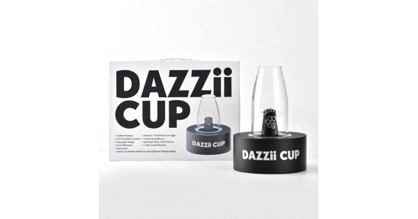 DazzLeaf DAZZii Cup Vaporizer, dazzii cup glass bubbler cup, thc, cbd ...