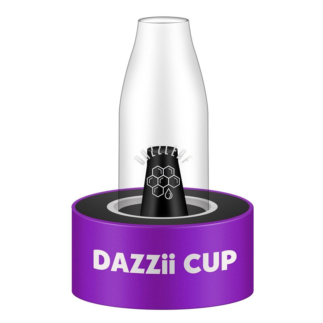 DazzLeaf DAZZii Cup Vaporizer, dazzii cup glass bubbler cup, thc, , wax ...