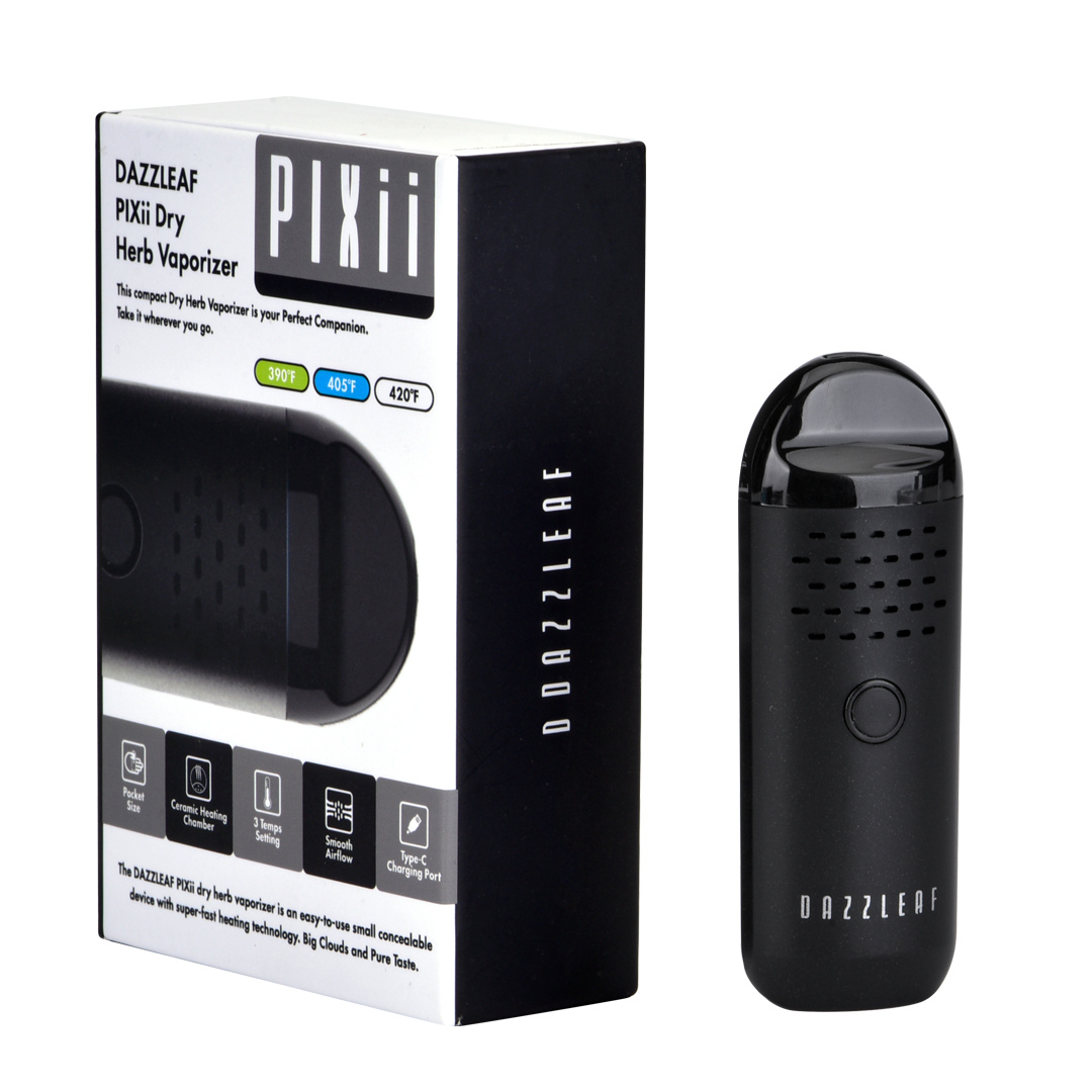 DazzLeaf PIXii Vaporizer, thc, , dry herb, flower, aromatherapy ...