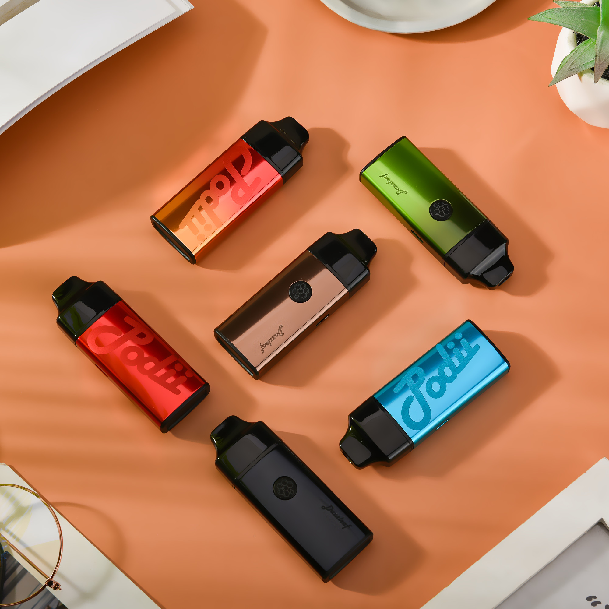 DazzLeaf PODii Vaporizer, podii ceramic coil (2) removeable pods ...