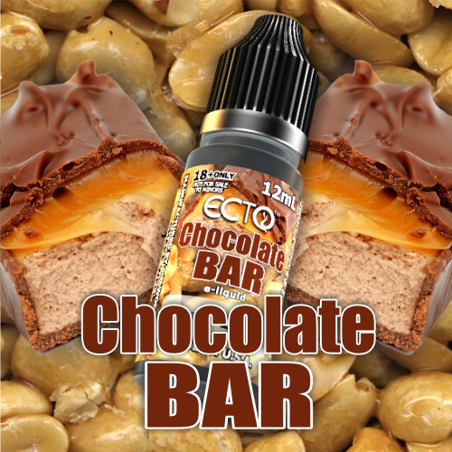 Chocolate Bar E-Liquid - 12mL, ecto liquid