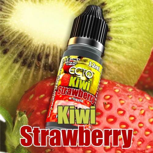 Kiwi Strawberry E-Liquid - 12mL, ecto liquid