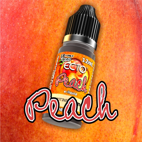Peach E-Liquid - 12mL, ecto liquid