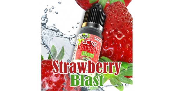 Strawberry Blast E-Liquid - 12mL, ecto liquid