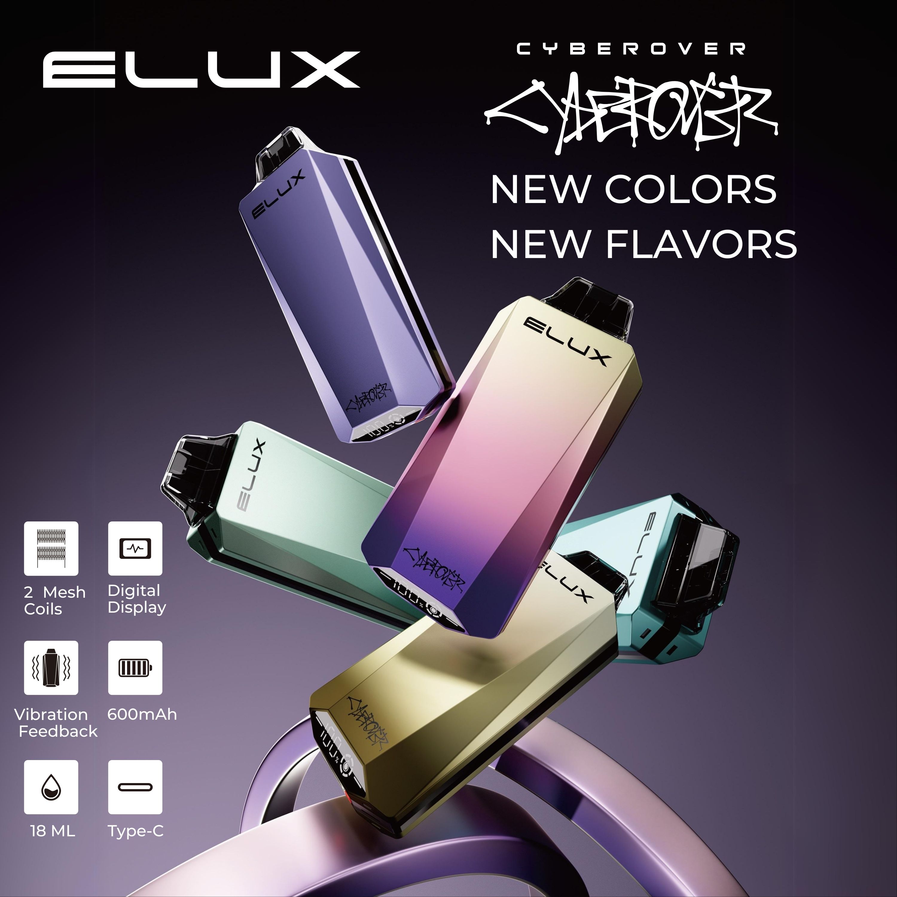 Elux CYBEROVER 18K Disposable 5%, 2deal