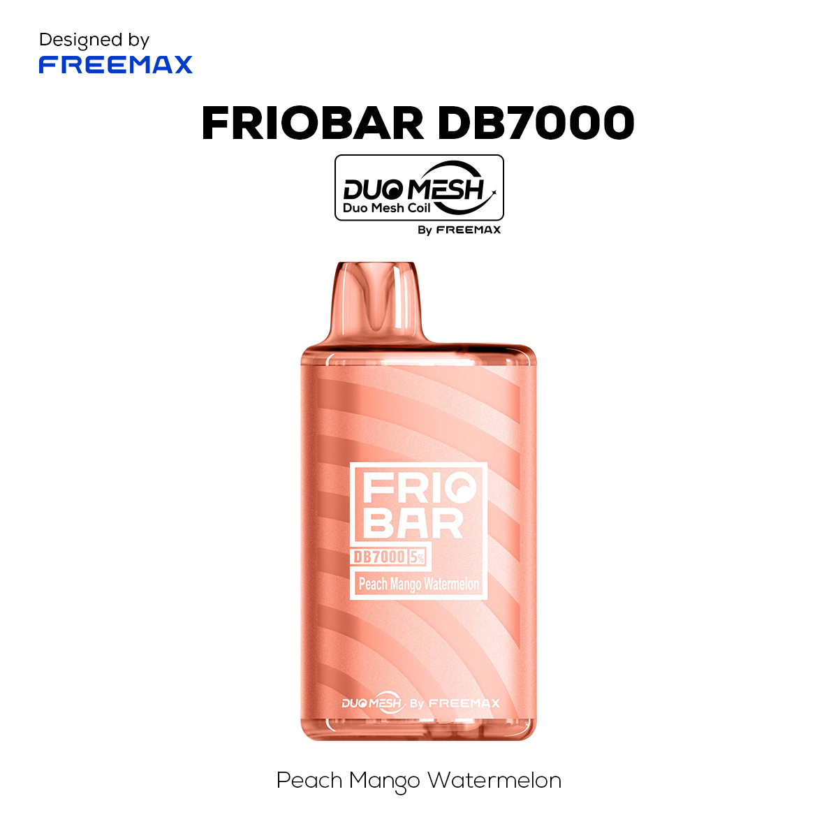 FrioBar DB7000 Disposable 5%, frio bar, freemax. 2deal