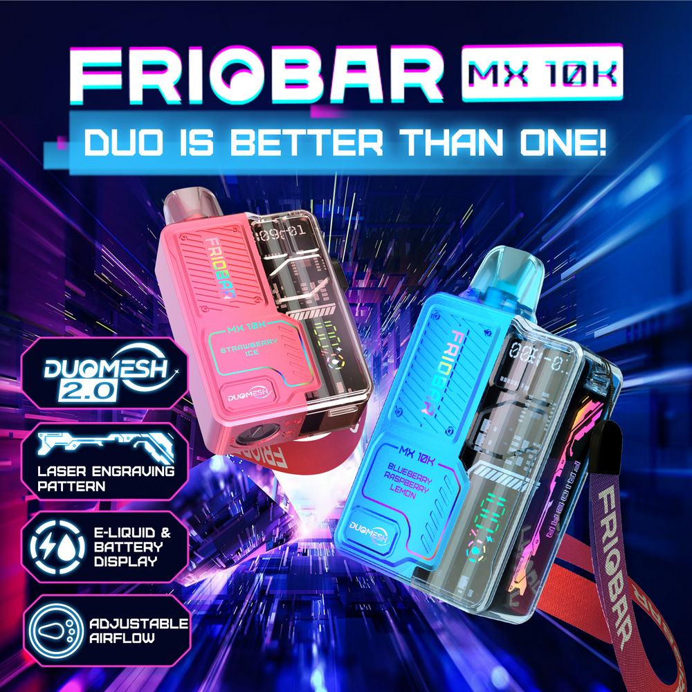 FrioBar MX10K Disposable 5%, frio bar, freemax, mx 10k, mx10000, mx ...