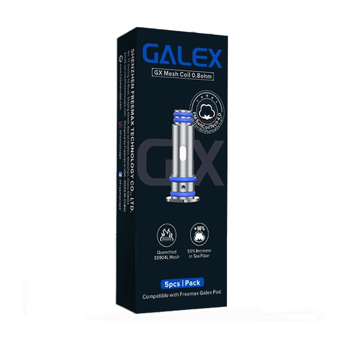 FreeMax GX Mesh Coils 5pk, galex kit, galex nano kit, galex pro, galex pod