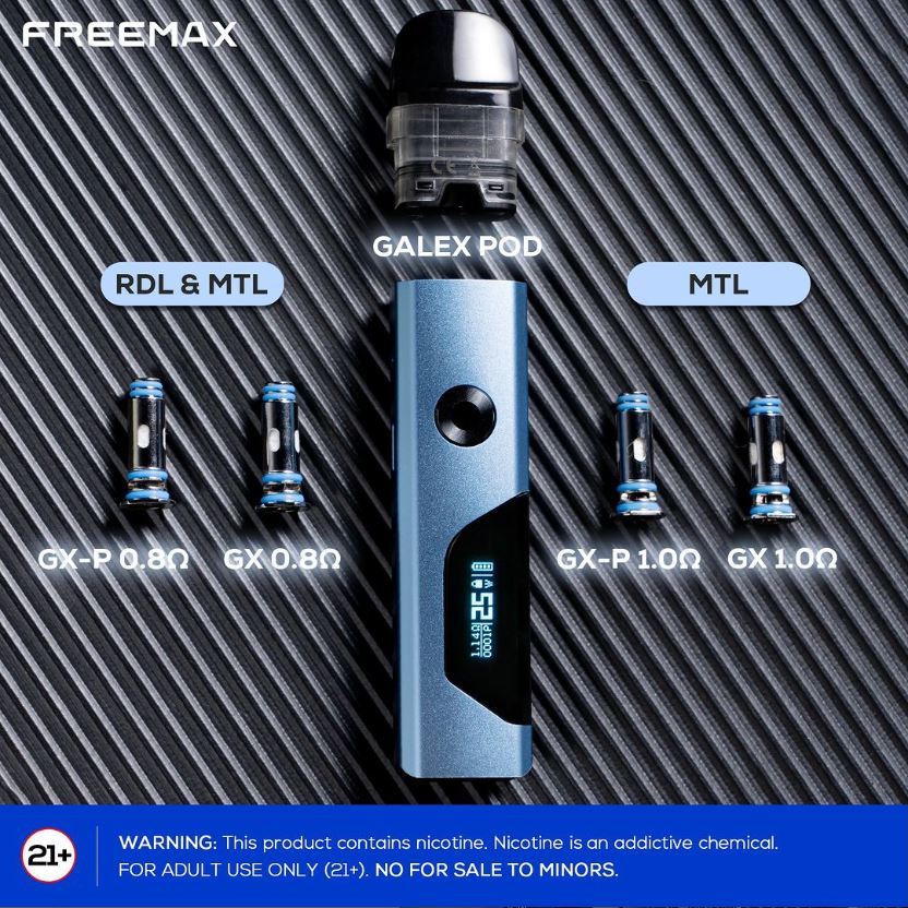 FreeMax Galex Pro Kit, galex pod, gx-p mesh coils, gx mesh coils, galex ...
