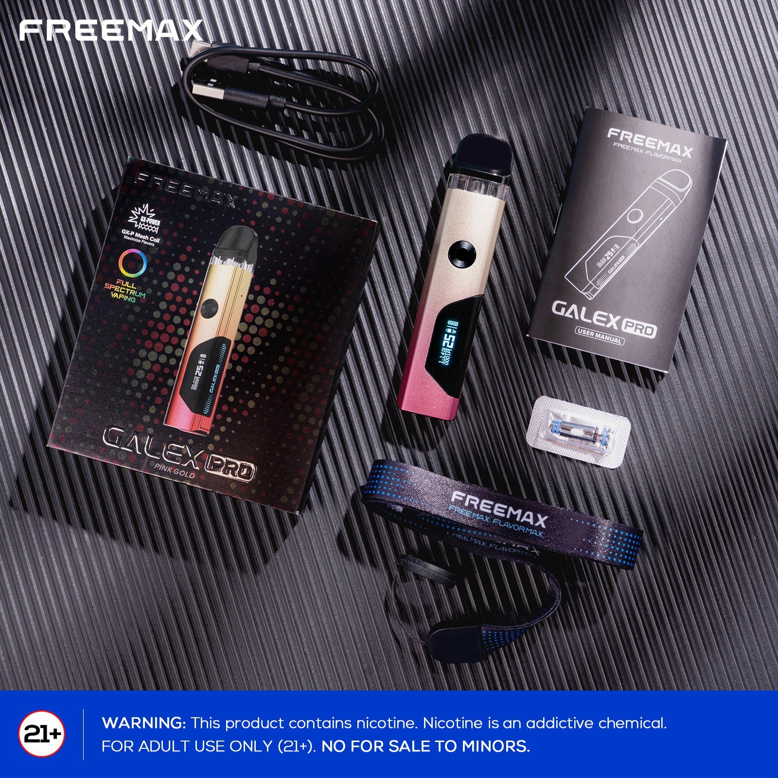 FreeMax Galex Pro Kit, galex pod, gx-p mesh coils, gx mesh coils, galex ...