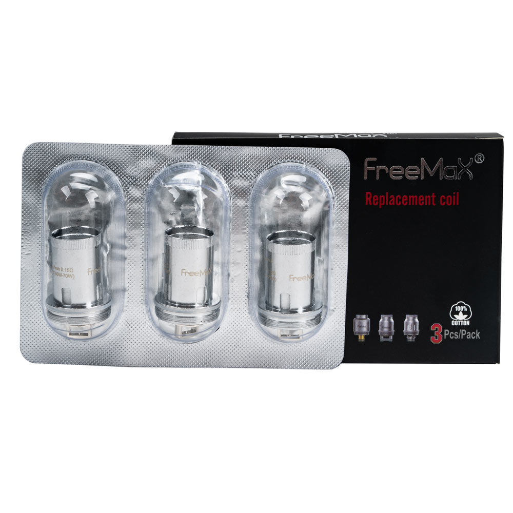 FreeMax Mesh Pro 3pk Coils, m pro coils, single mesh 0.12, single mesh ...
