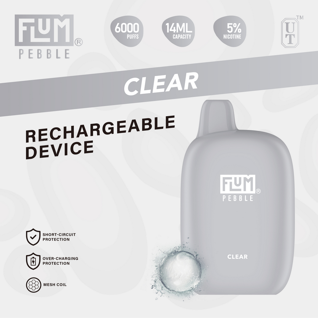 Flum Pebble Disposable 5% **5 PACK**