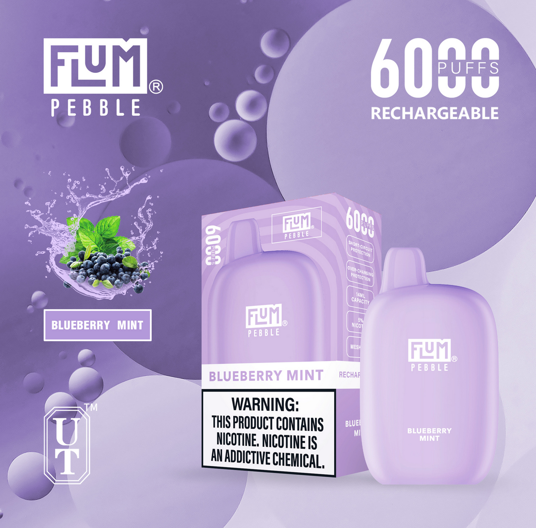 Flum Pebble 6000 Puff Disposable 5% **SINGLE**