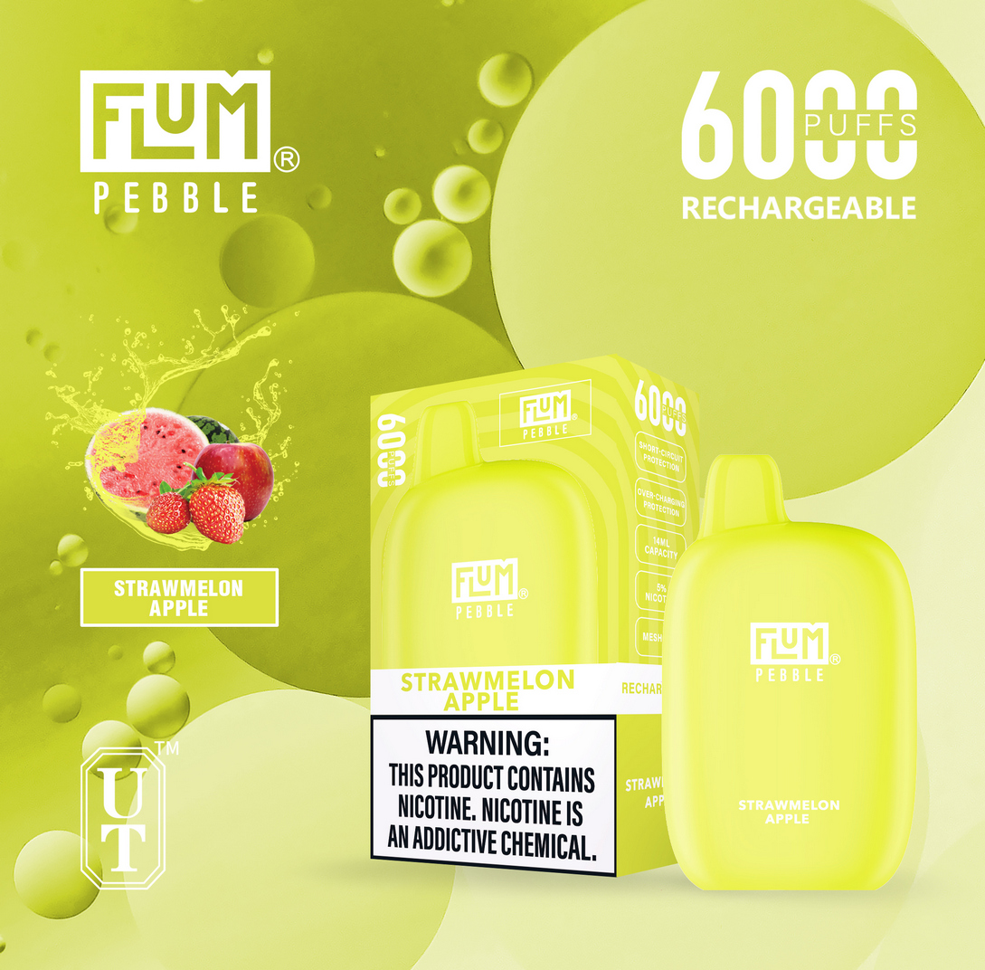 Flum Pebble 6000 Puff Disposable 5% **SINGLE**