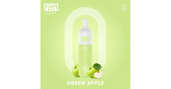 Flum ZERO Disposable 0% - Green Apple